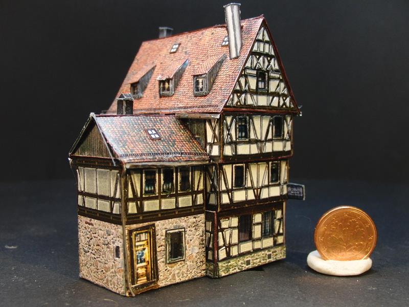 Kartonmodellbau Spur Z - Häuser