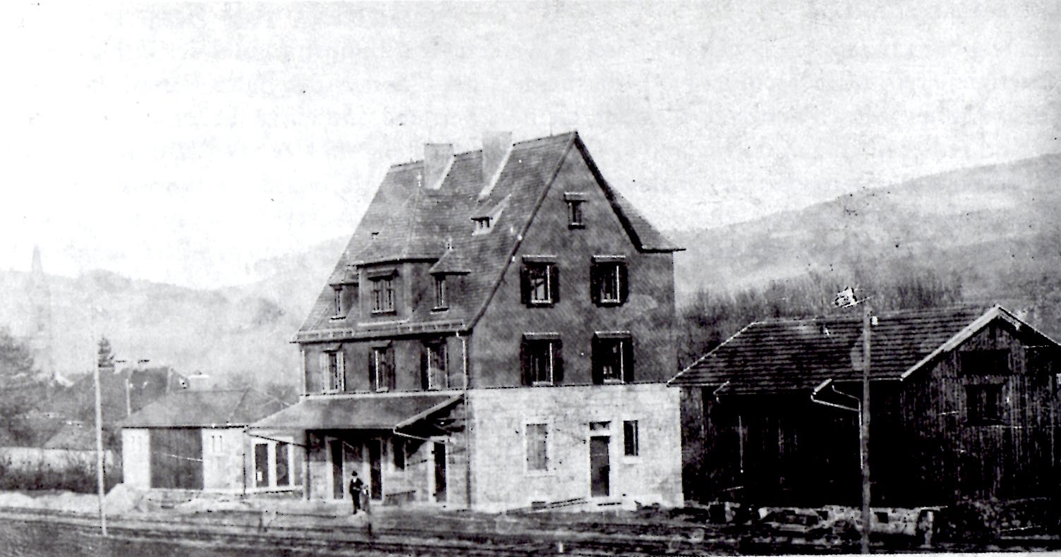 Kartonmodellbau Spur Z - Bahnhofsgruppe Gefrees